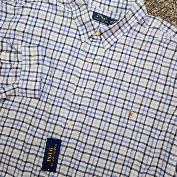 Polo Ralph Lauren | Shirts | New Polo Ralph Lauren Button Down Shirt Mens 4xb Flesh Pony 4xl Big ...